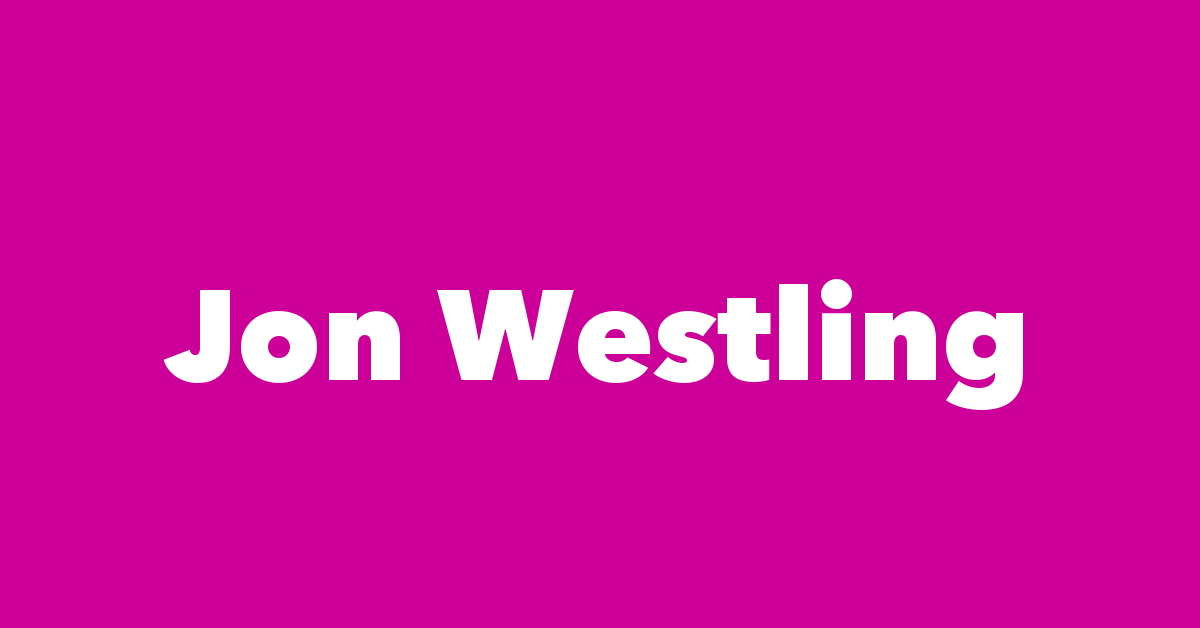 Jon Westling - Spouse, Children, Birthday & More