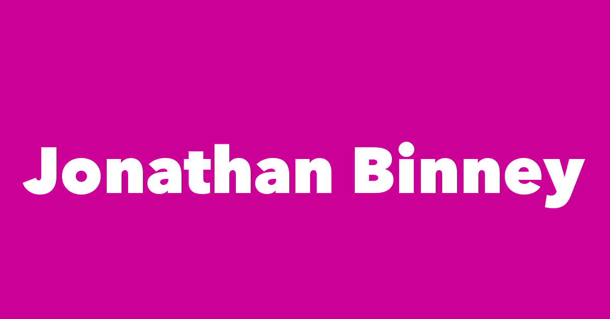 Jonathan Binney - Spouse, Children, Birthday & More