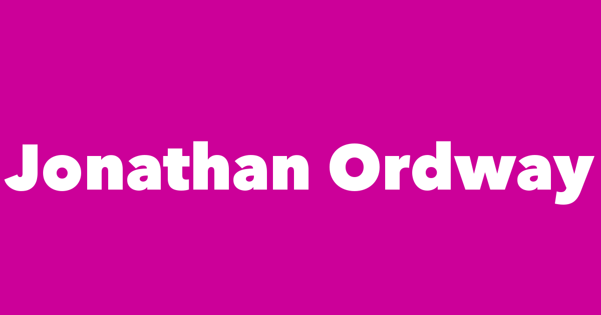 Jonathan Ordway - Spouse, Children, Birthday & More