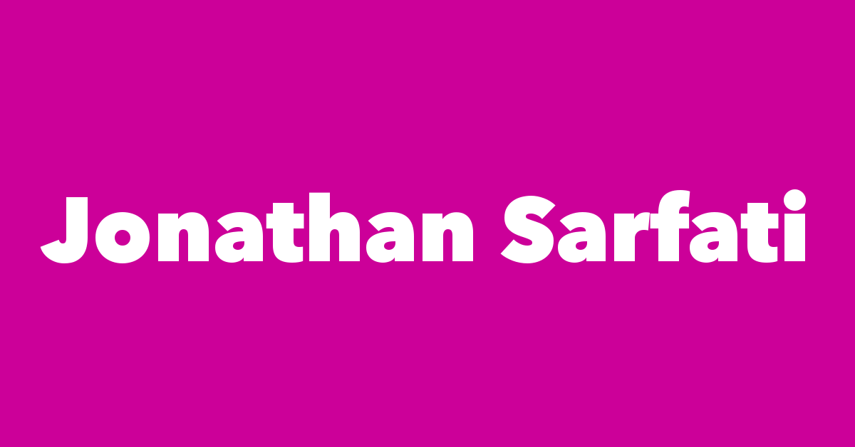 Jonathan Sarfati - Spouse, Children, Birthday & More