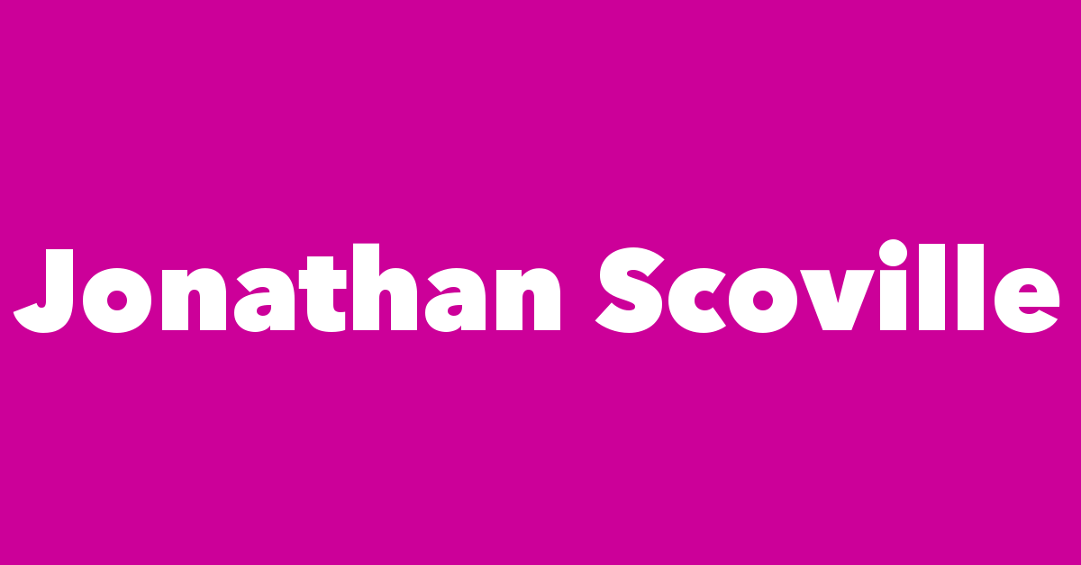 Jonathan Scoville - Spouse, Children, Birthday & More