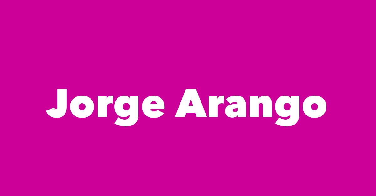 Jorge Arango - Spouse, Children, Birthday & More