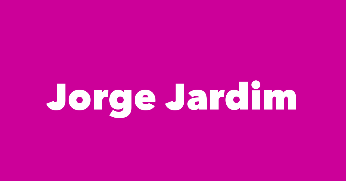 Jorge Jardim - Spouse, Children, Birthday & More