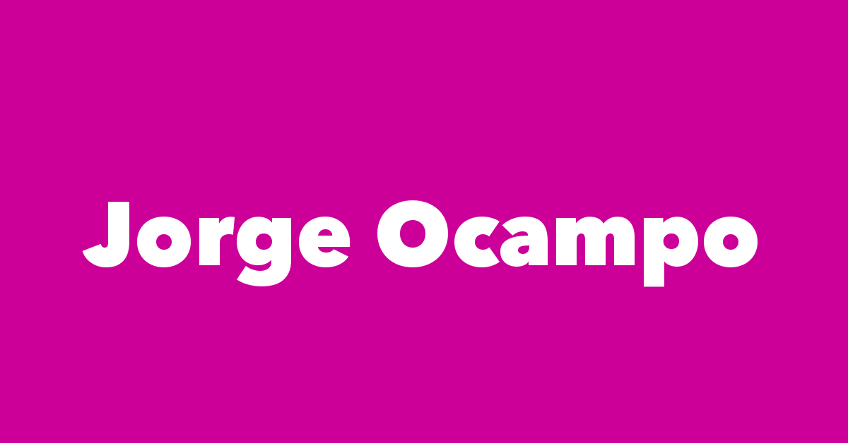 Jorge Ocampo - Spouse, Children, Birthday & More