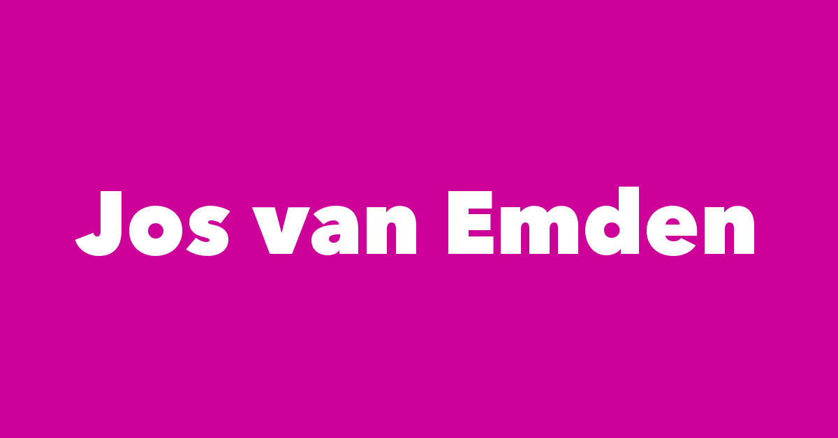 Jos van Emden - Spouse, Children, Birthday & More