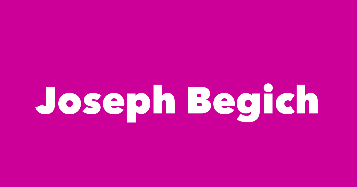Joseph Begich - Spouse, Children, Birthday & More