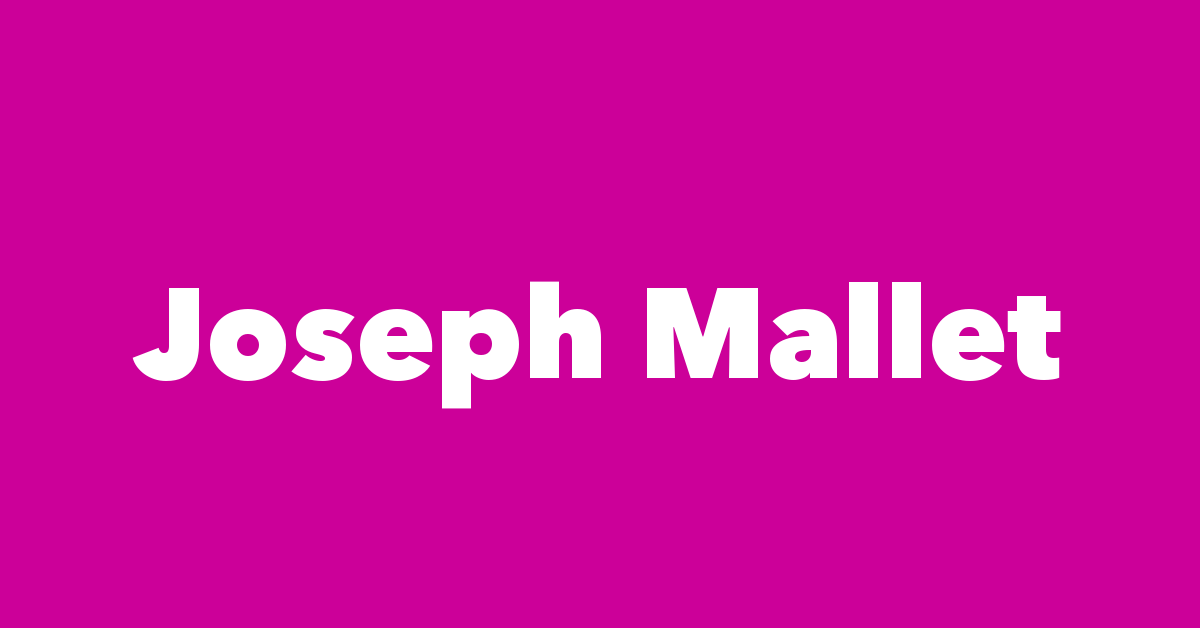 Joseph Mallet - Spouse, Children, Birthday & More