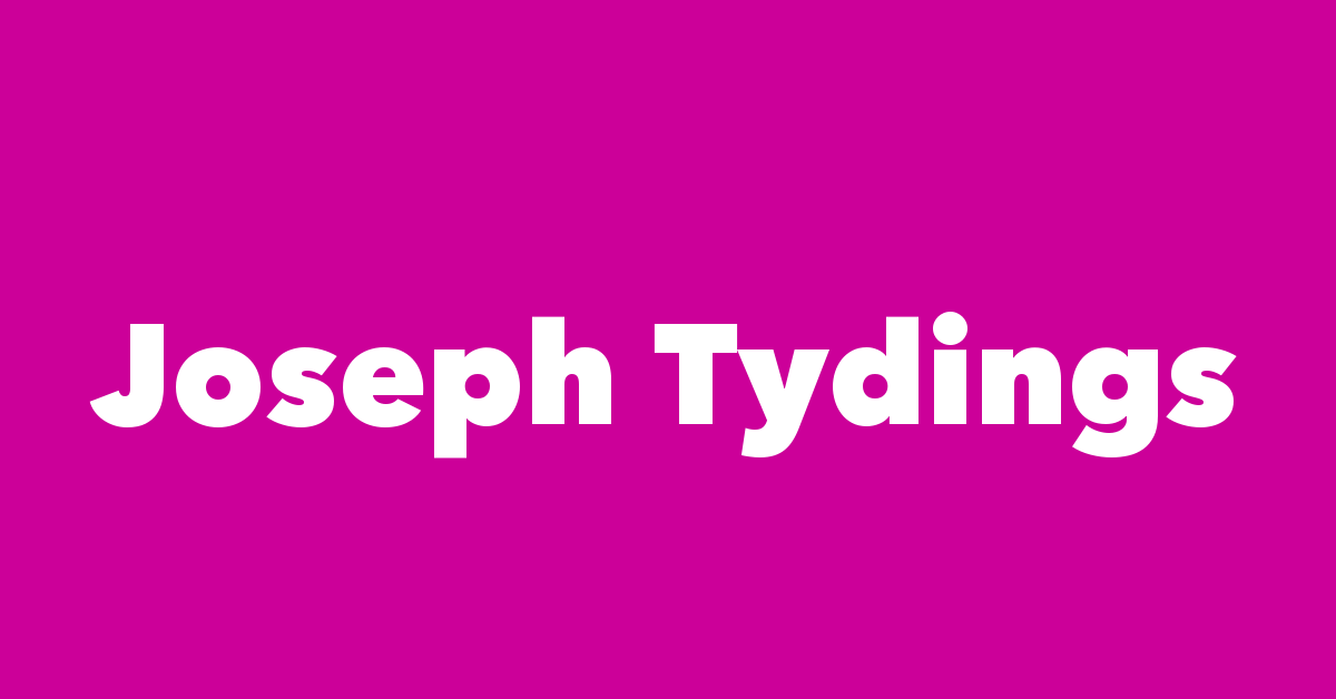 Joseph Tydings - Spouse, Children, Birthday & More
