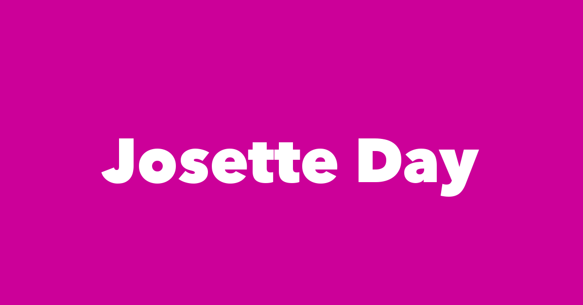 Josette Day - Spouse, Children, Birthday & More