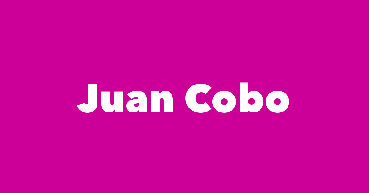 Juan Cobo - Spouse, Children, Birthday & More