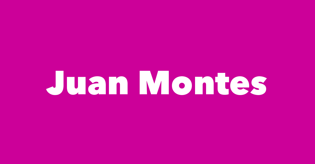 Juan Montes - Spouse, Children, Birthday & More