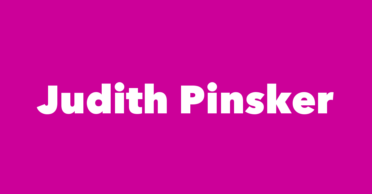 Judith Pinsker - Spouse, Children, Birthday & More