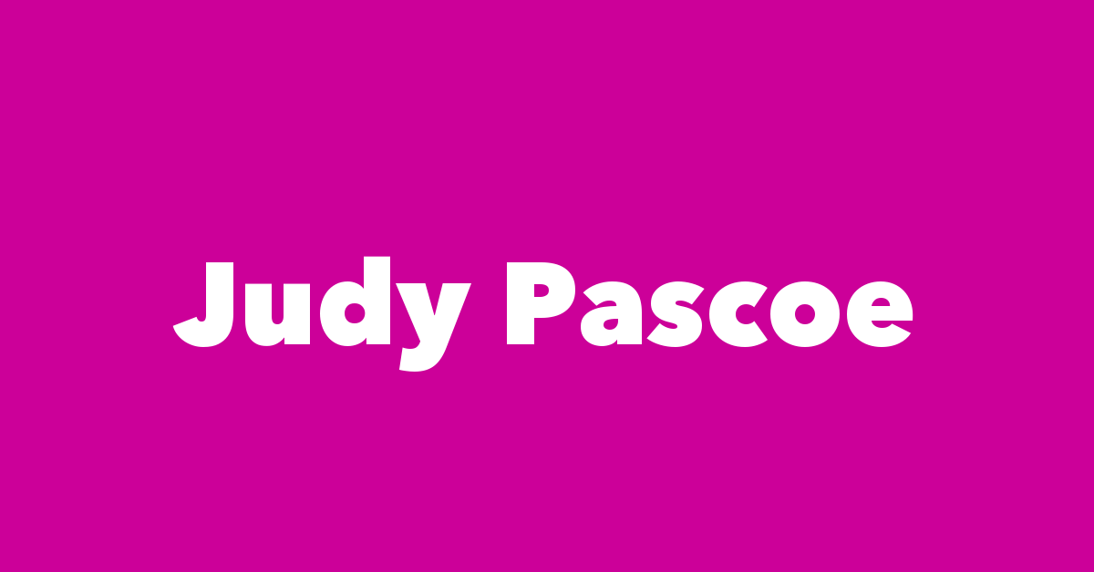 Judy Pascoe - Spouse, Children, Birthday & More