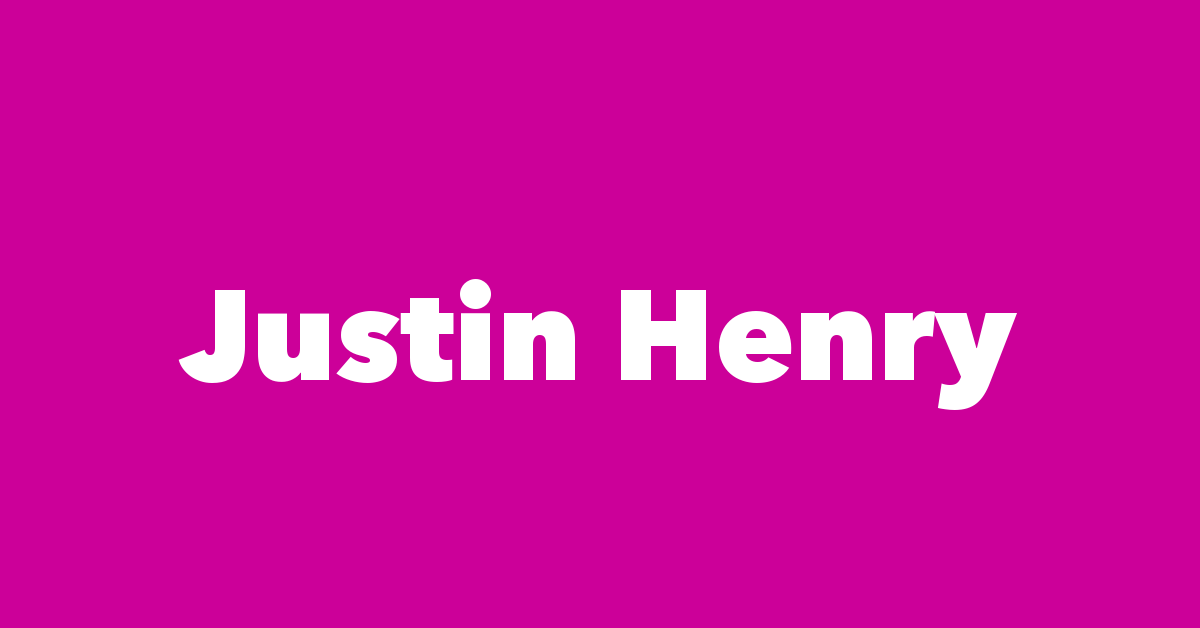 Justin Henry - Spouse, Children, Birthday & More
