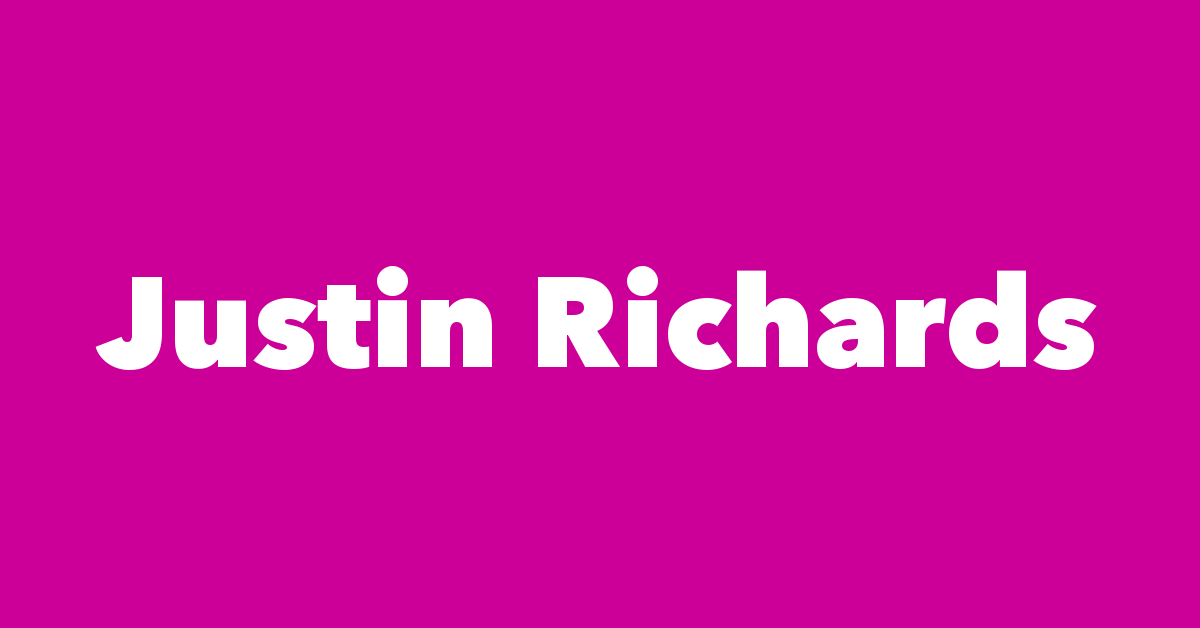 Justin Richards - Spouse, Children, Birthday & More