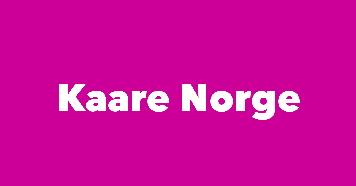 Kaare Norge - Spouse, Children, Birthday & More