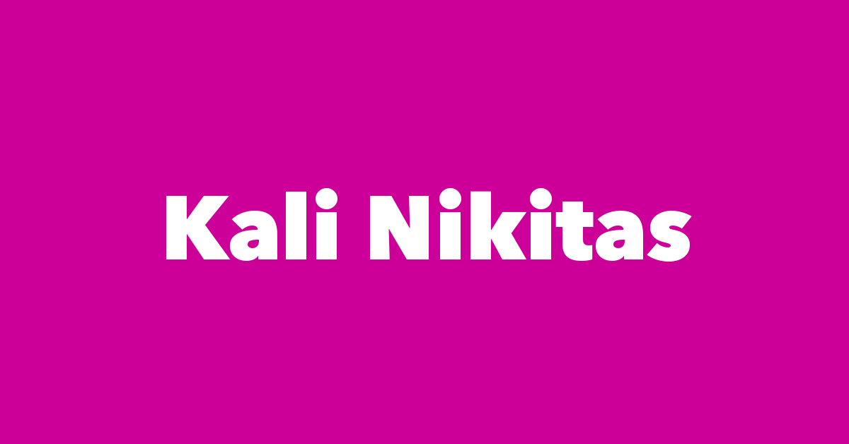 Kali Nikitas - Spouse, Children, Birthday & More