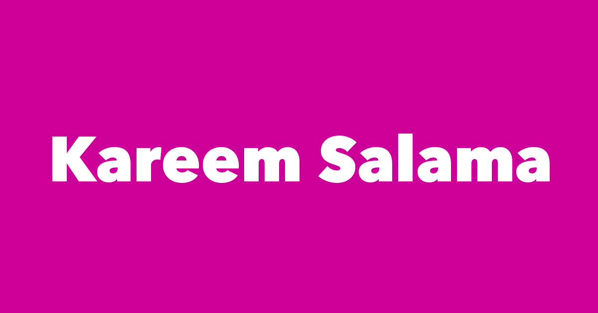 Kareem Salama - Spouse, Children, Birthday & More