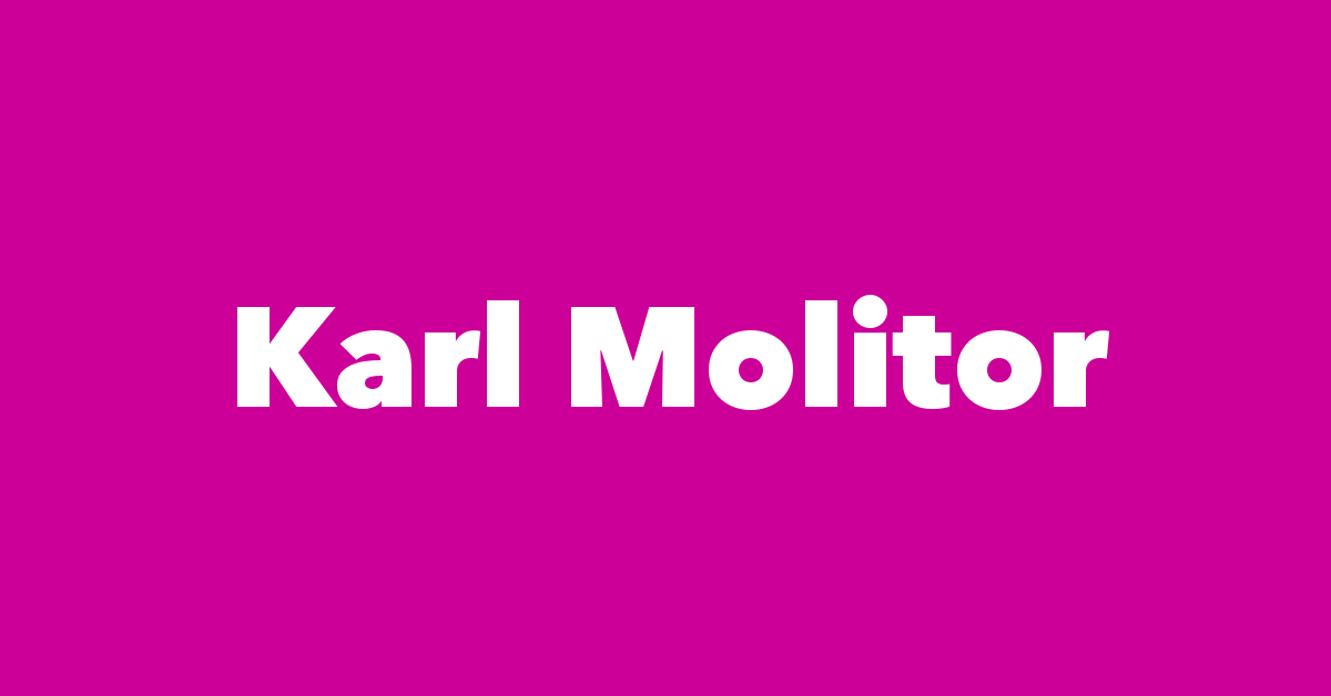 Karl Molitor - Spouse, Children, Birthday & More