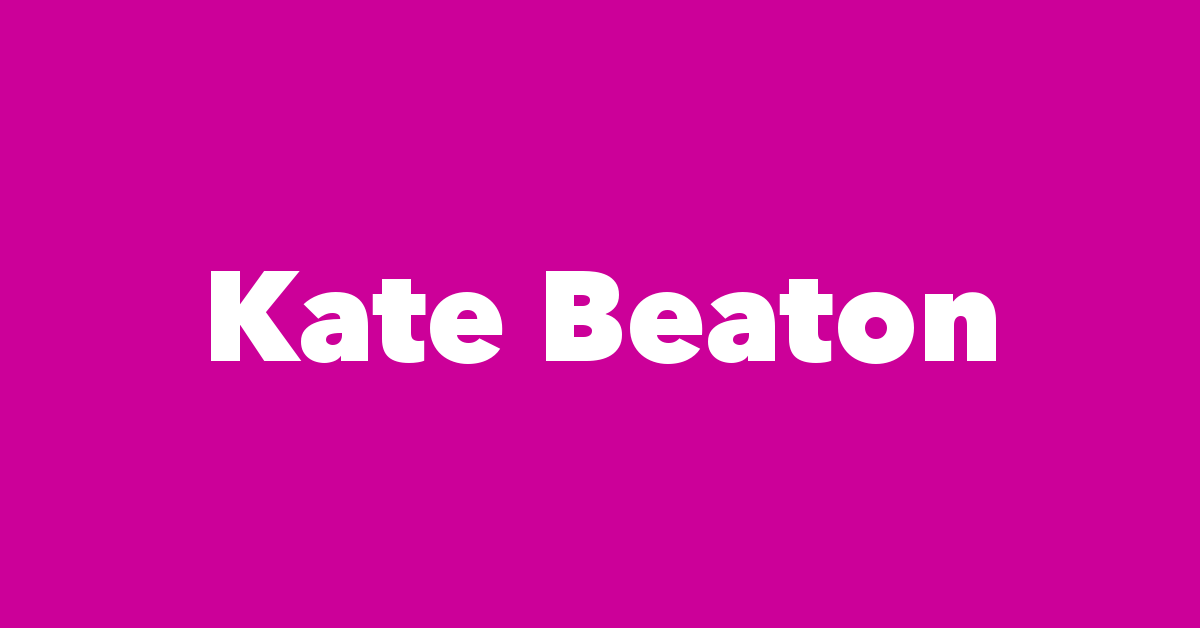 Kate Beaton - Spouse, Children, Birthday & More