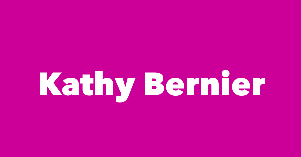 Kathy Bernier - Spouse, Children, Birthday & More
