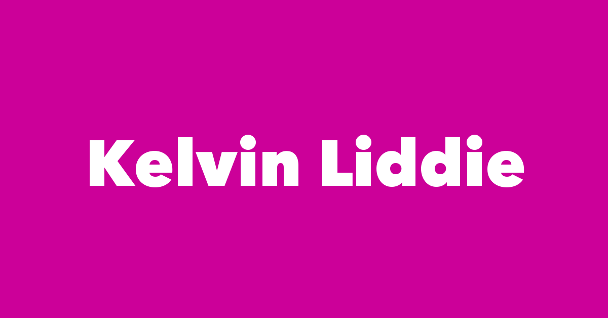Kelvin Liddie - Spouse, Children, Birthday & More