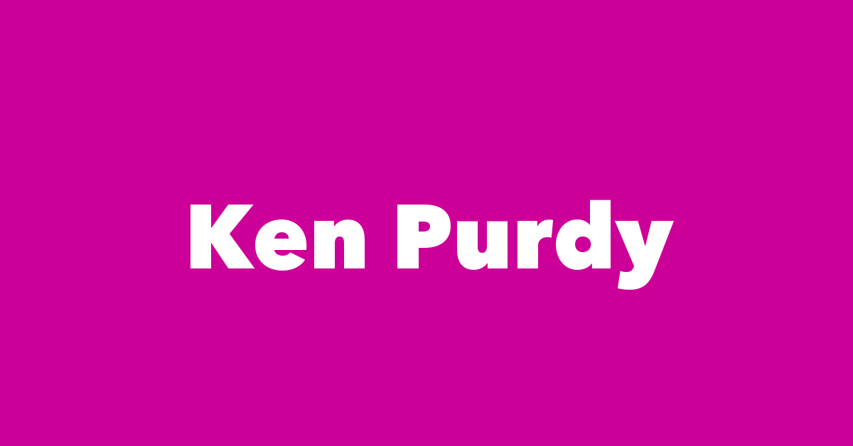 Ken Purdy - Spouse, Children, Birthday & More