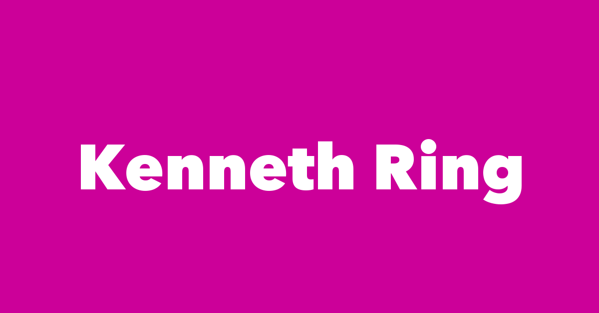 Kenneth Ring - Spouse, Children, Birthday & More