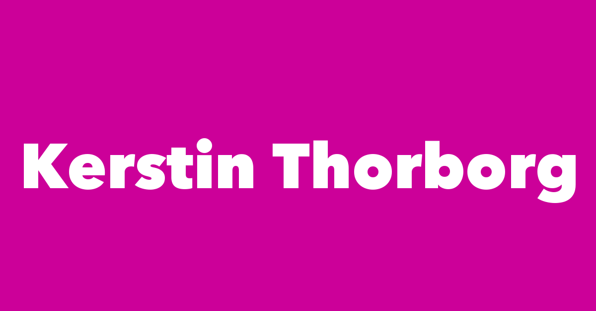 Kerstin Thorborg - Spouse, Children, Birthday & More
