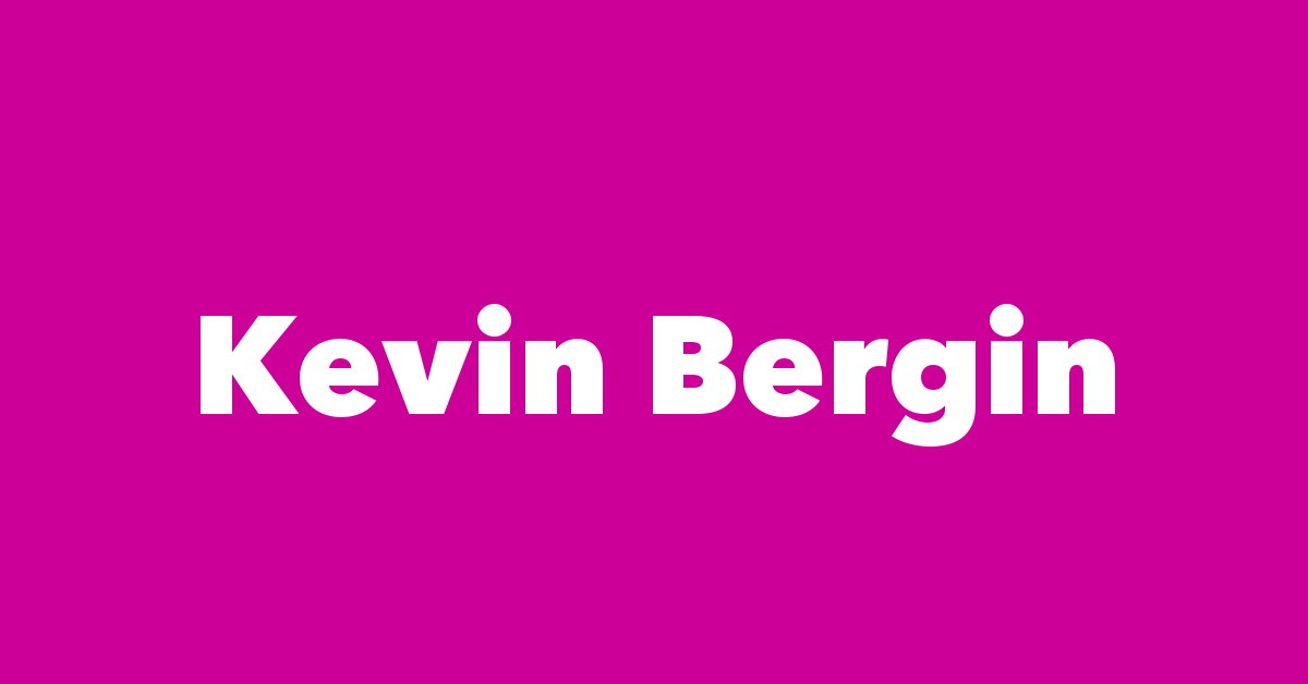 Kevin Bergin - Spouse, Children, Birthday & More