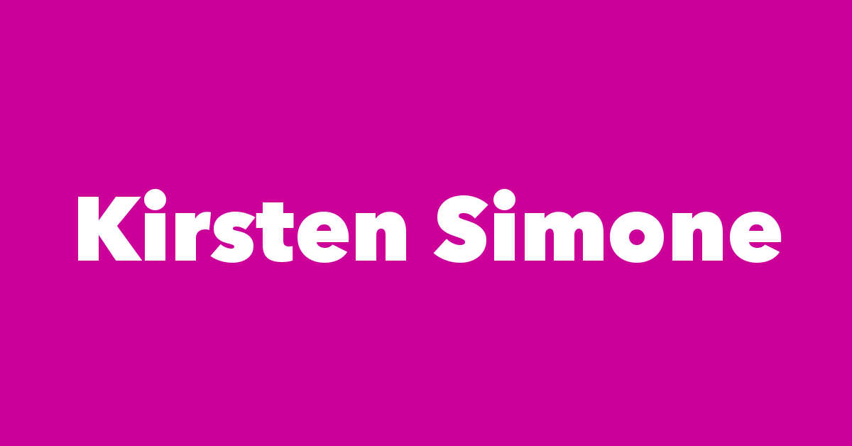 Kirsten Simone - Spouse, Children, Birthday & More