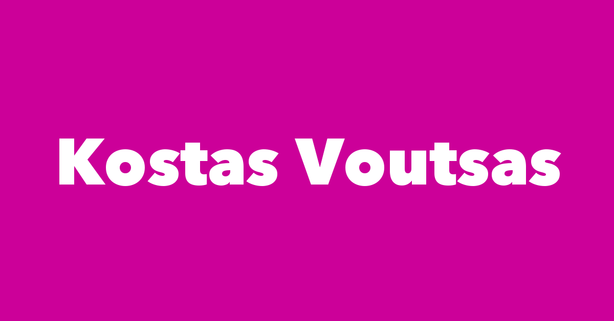 Kostas Voutsas - Spouse, Children, Birthday & More