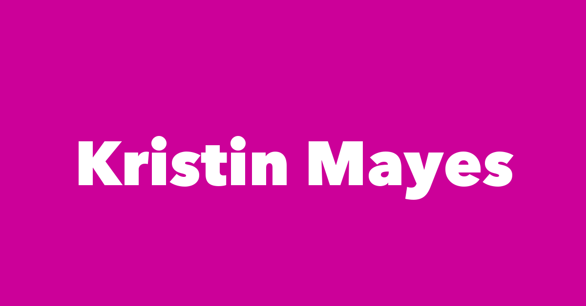 Kristin Mayes - Spouse, Children, Birthday & More