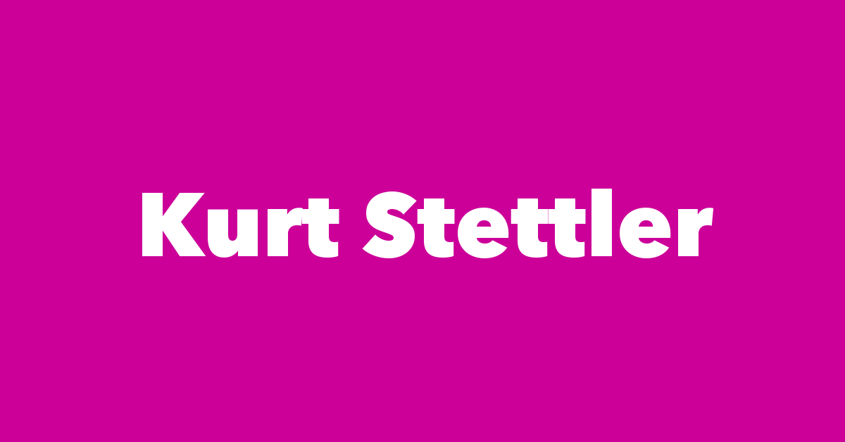 Kurt Stettler - Spouse, Children, Birthday & More
