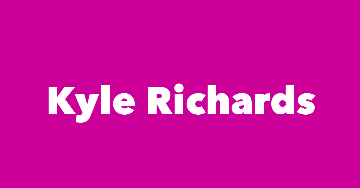 Kyle Richards - Spouse, Children, Birthday & More