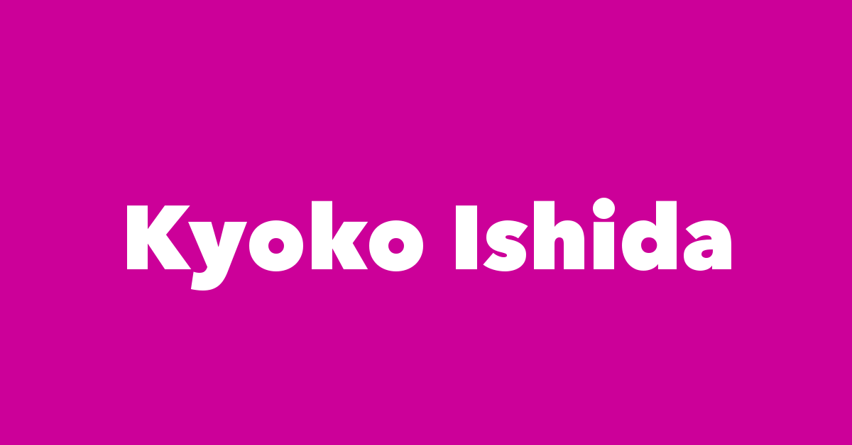 Kyoko Ishida - Spouse, Children, Birthday & More