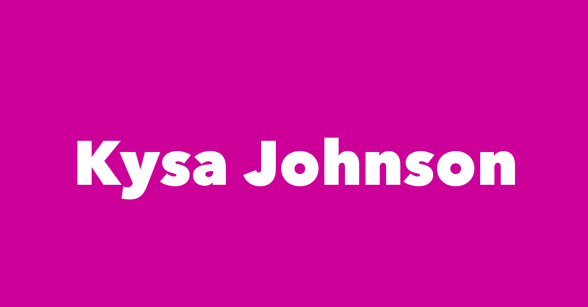 Kysa Johnson - Spouse, Children, Birthday & More