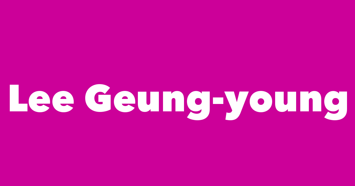 Lee Geung-young - Spouse, Children, Birthday & More