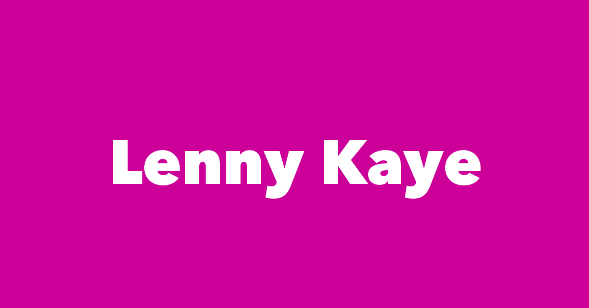 Lenny Kaye - Spouse, Children, Birthday & More