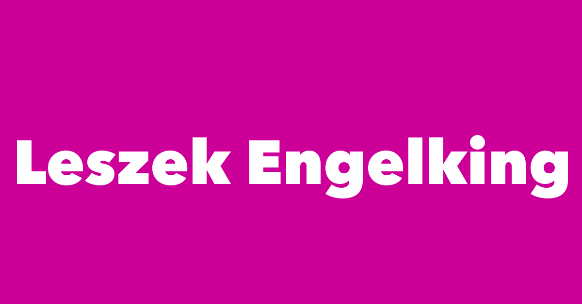 Leszek Engelking - Spouse, Children, Birthday & More
