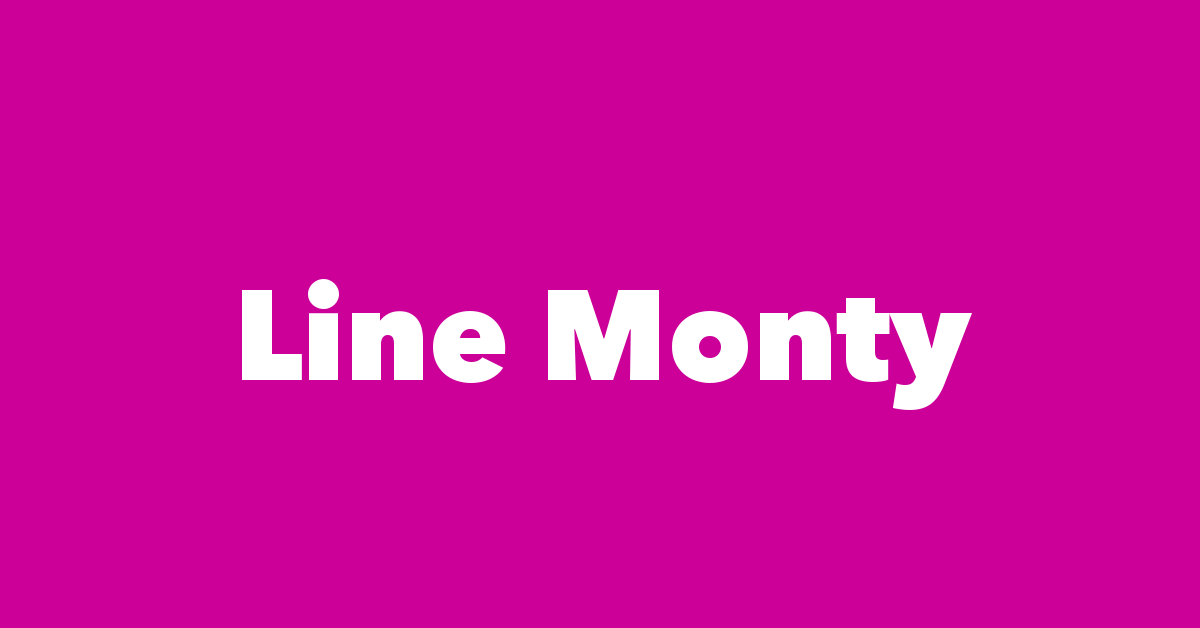 Line Monty - Spouse, Children, Birthday & More
