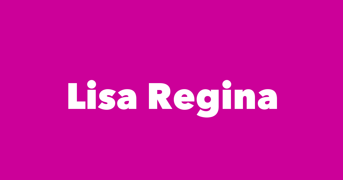 Lisa Regina - Spouse, Children, Birthday & More