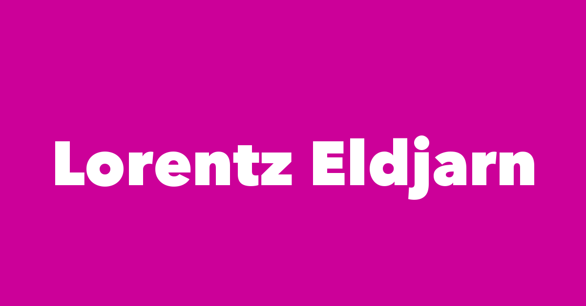Lorentz Eldjarn - Spouse, Children, Birthday & More