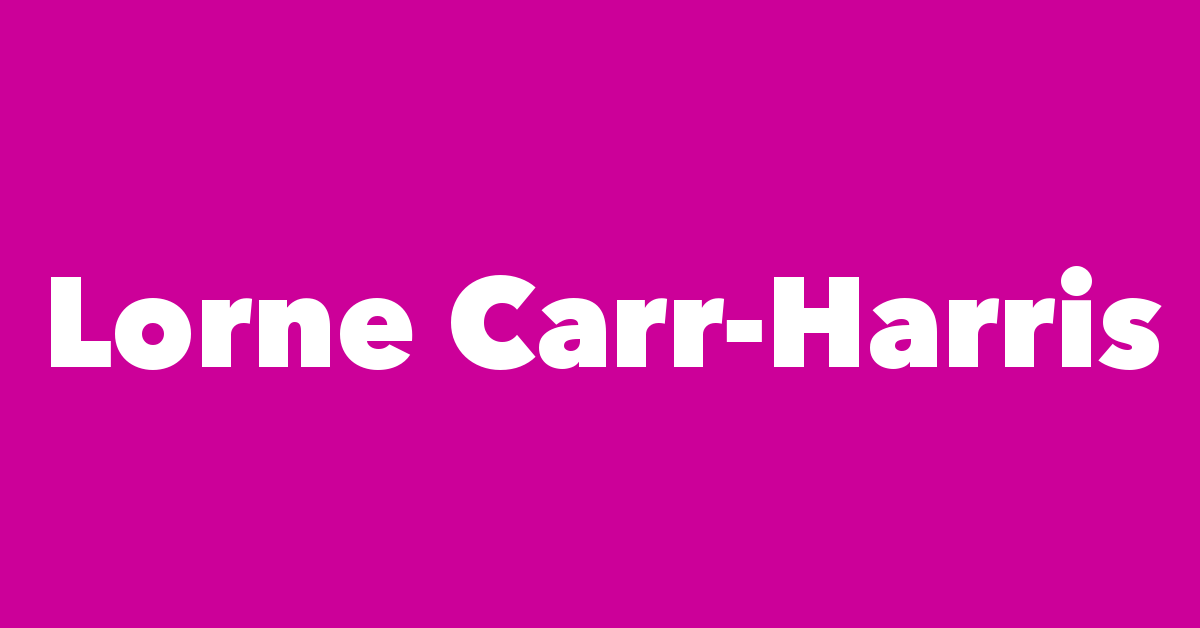 Lorne Carr-Harris - Spouse, Children, Birthday & More