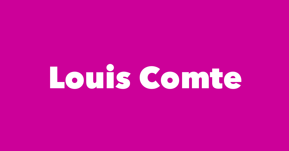 Louis Comte - Spouse, Children, Birthday & More