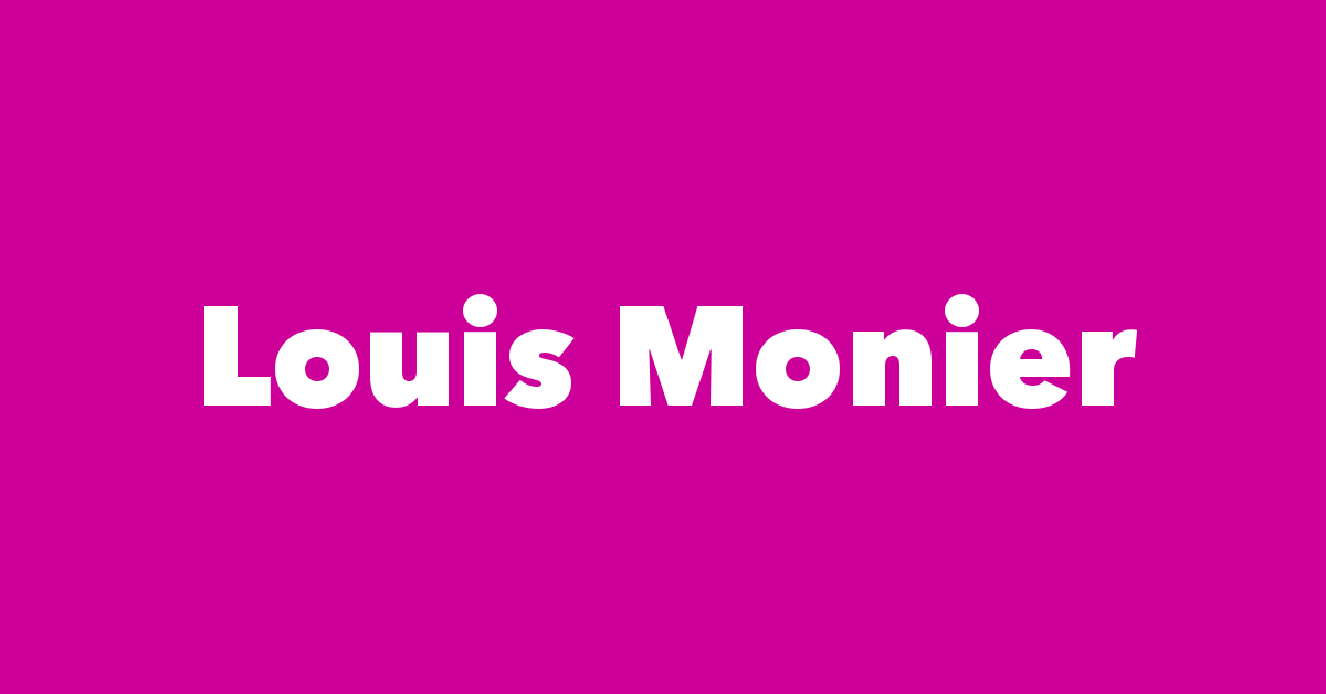 Louis Monier - Spouse, Children, Birthday & More