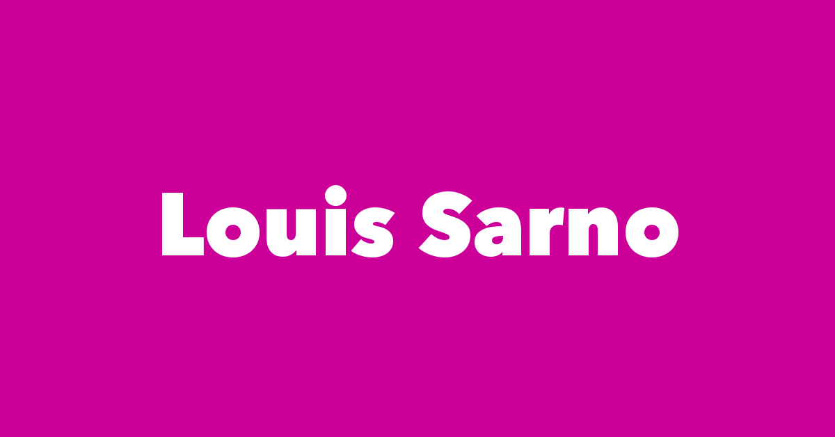 Louis Sarno - Spouse, Children, Birthday & More