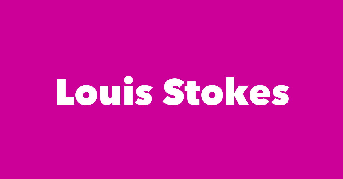 Louis Stokes - Spouse, Children, Birthday & More