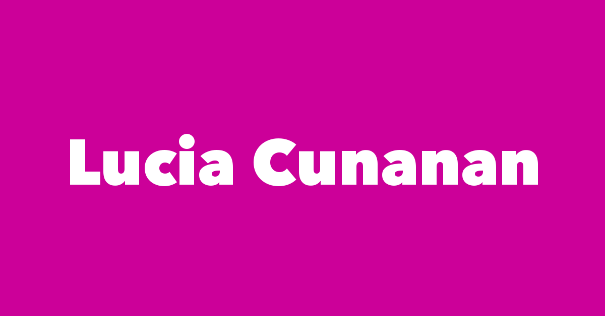 Lucia Cunanan - Spouse, Children, Birthday & More