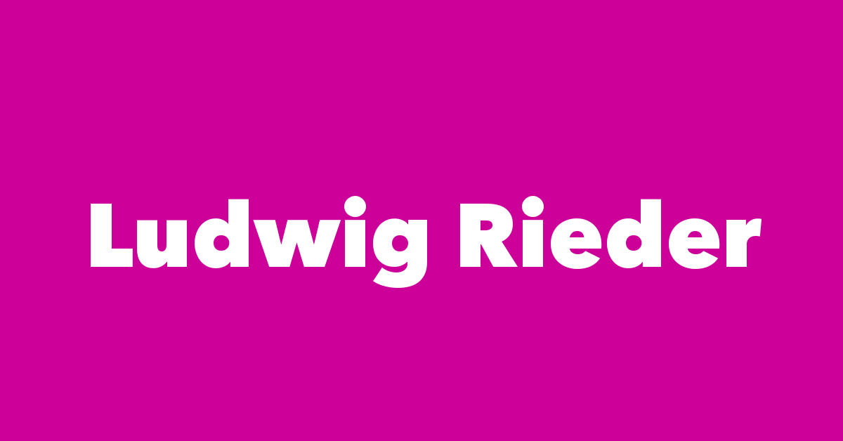 Ludwig Rieder - Spouse, Children, Birthday & More